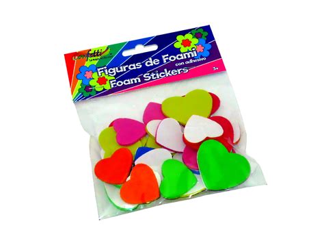 Figuras De Foami Cadhe Mod 1021 Corazones Ff 1021 Proveedora De Oficinas