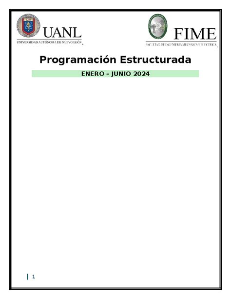 Actividad Fundamental 1 Programación Estructurada Enero Junio 2024 I Glosario A Problema