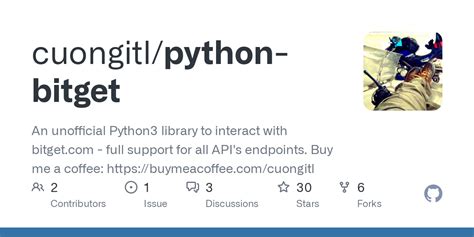 Github Cuongitl Python Bitget An Unofficial Python Library To