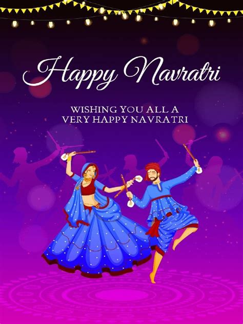 Pin By Ashok Bhatti On Navratri Poster Happy Navratri Happy Navratri
