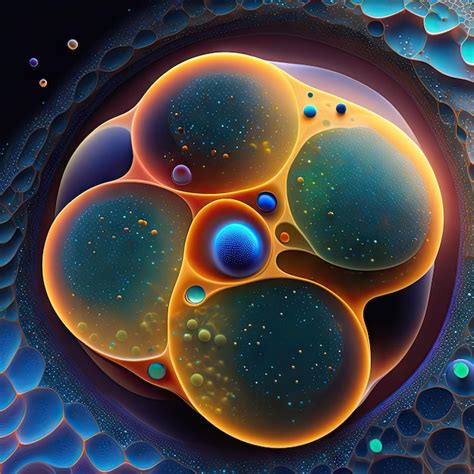 Vue Microscopique Des Cellules Au Microscope Photo Premium