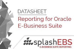 Oracle EBS Reporting Download Datasheet
