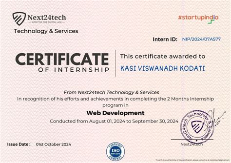 Kasi Viswanadh Kodati On Linkedin Webdevelopment Next24tech
