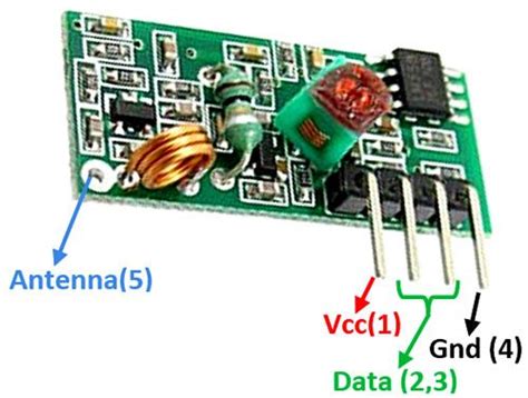 Módulo Rf Receptor Para Transmisor Fs1000a 433mhz Aquasat