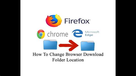 How To Change Browser Download Folder Location YouTube