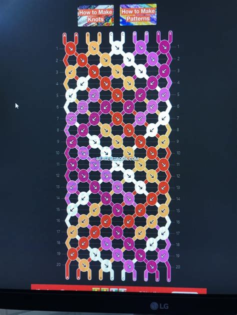 Can I Do A Teardrop Loop For This Pattern R Friendshipbracelets