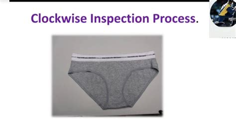 Clock Wise Inspection Process For Panty Production Youtube