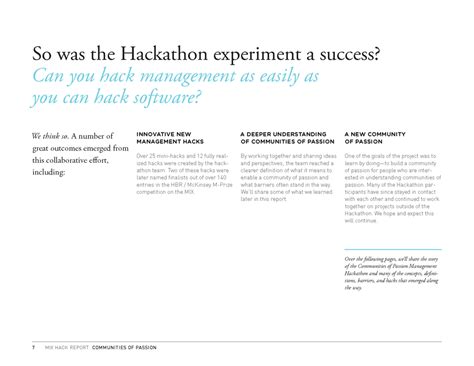 mix hackathon communities of passion new kind