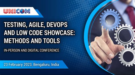 testing agile devops and low code showcase methods and tools tickets by unicom learning