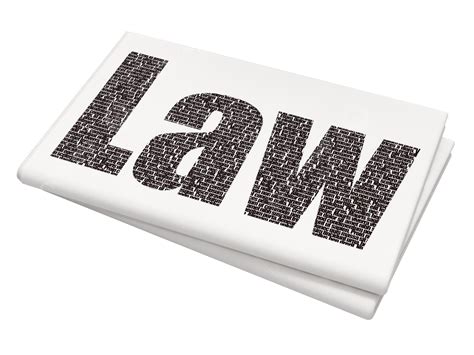 Law Concept Law On Blank Newspaper Background Concept News Black