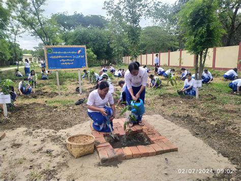 ၁၀၂ နှစ်ပြည့် အပြည်ပြည်ဆိုင်ရာသမဝါယမနေ့ အထိမ်းအမှတ် သစ်ပင်စိုက်ပျိုးပွဲ မုံရွာမြို့တွင်ကျင်းပ