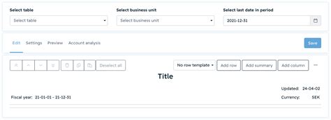 How To Create A Report Table Boardeaser