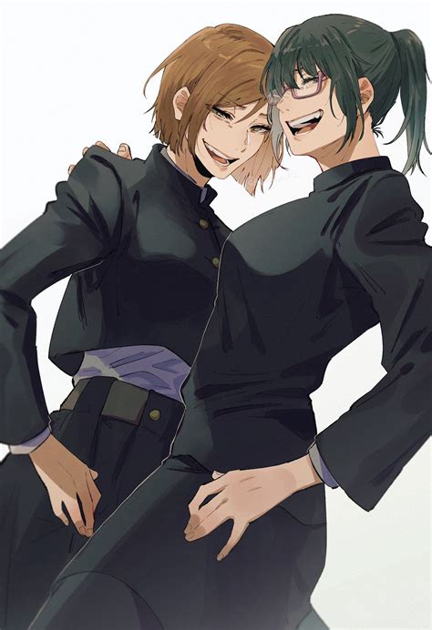 Maki X Nobara Fanart Nobamaki Wallpaper Jjk Ships Gojo