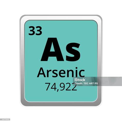 Periodic Table Element Arsenic Stock Illustration Download Image Now