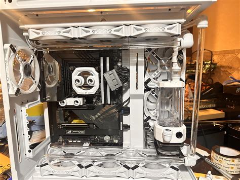 Fully Connected And Completed H9 Elite Loop Rwatercooling