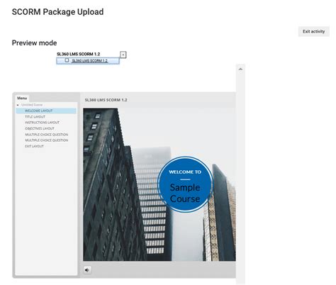 Page Revision For Importing A Scorm File Clarksons Documentation Library