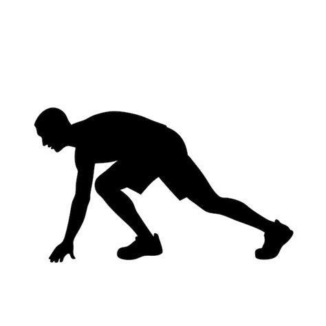 A Black And White Image Of A Man Doing Push Ups Premium Ai Generated
