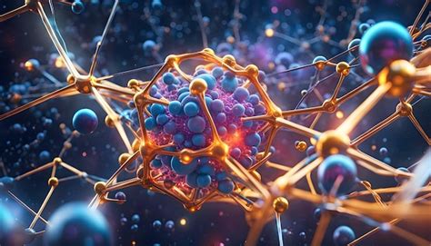 Premium Photo 3d Rendering Of Molecular Compounds Scientific And Molecular Research Concept