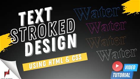 Text Stroked Colorful Text Using Html And Css Storked Text Animated