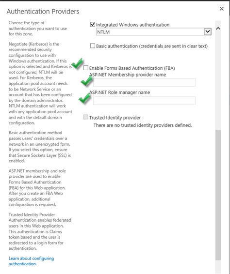How To Setup Forms Based Authentication Fba Another Sharepoint Blog