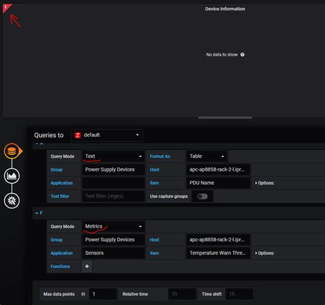 Text And Metric Values Not Displayed In Zabbix Grafana Table Panel