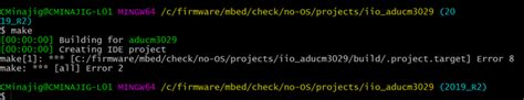 error building no os project qanda microcontroller no os drivers engineerzone