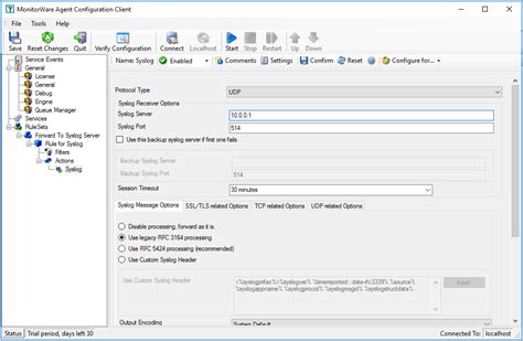 forwarding nt event logs to a syslog server winsyslog