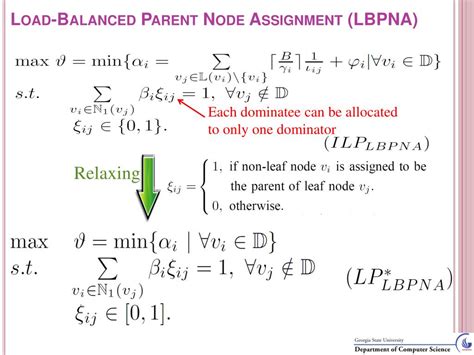 Ppt Constructing Load Balanced Data Aggregation Trees In
