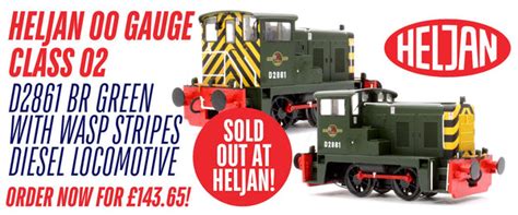 🚆 Heljan Oo Gauge Class 02 Shunters Back In Stock Rails
