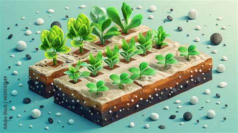The Process Of Nitrogen Fixation In Legumes Showing Root Nodules Nitrogen Fixing Bacteria