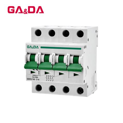 4p Mini Mcb 1000v 16a Dc Mcb With Ce Certificate Miniature Circuit