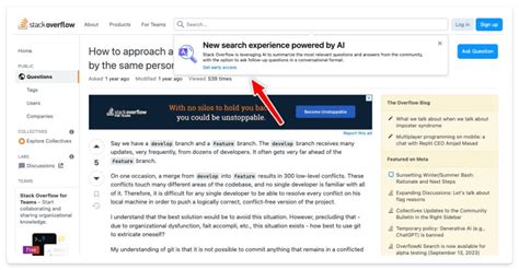Sean Oliver On Linkedin Stack Overflow Is Rolling Out Ai Search If