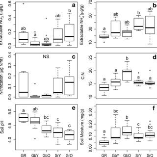Chemical And Physical Soil Property Differences Among Vegetation Download Scientific Diagram