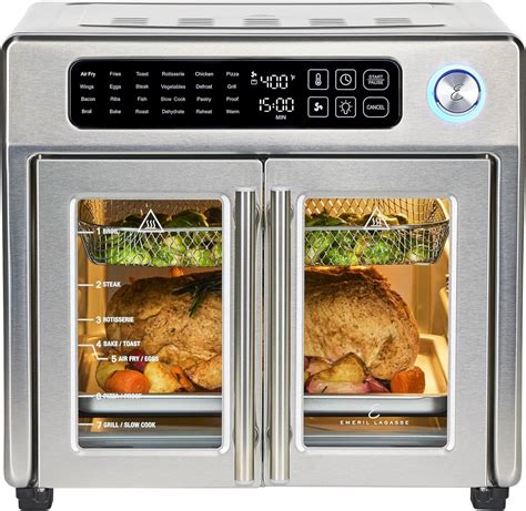 Ivation Dual Zone Air Fryer French Door Oven 32 Quatity
