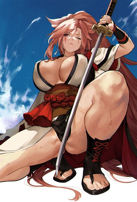Baiken Guilty Gear And 1 More Drawn By Jako Toyprn Danbooru