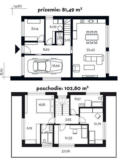 Projekt Rodinného Domu Dominik 60 Môjdomsk