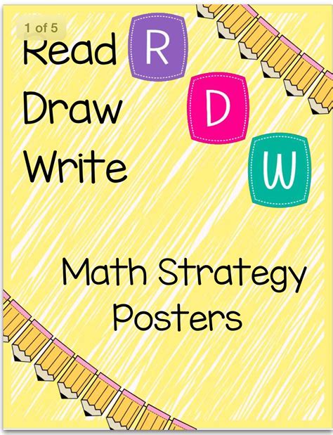 Read Draw Write Math Chart Vellon