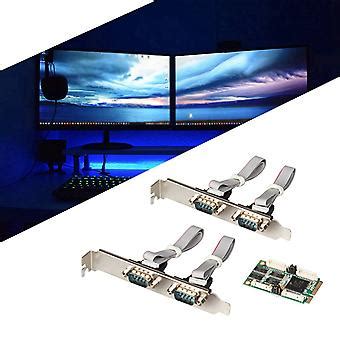 Mini PCI Express 4 Ports Serial COM DB9 Multi Serial Port Card PCIE Industrial Controller Card