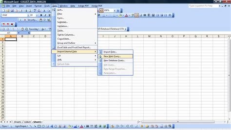 Data Collection Using Excels Import External Data Feature Download Scientific Diagram