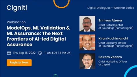 Sairam Vedam Auf Linkedin Thoughtleadership Digitaldialogues Modelops Mlassurance…