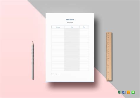 Tally Sheet Template In Word Excel Apple Pages Numbers Tally Sheet Template In Word Excel Apple Pages Numbers