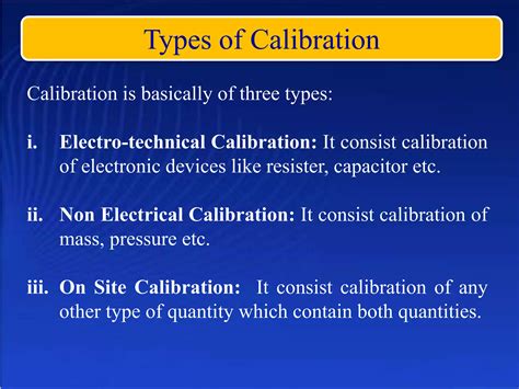 Calibration Pptx Physics Science