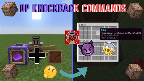 Command Block Tutorial 52 Op Knockback Commands In Minecraft 114 Youtube