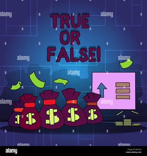 Handwriting Text True Or False Concept Meaning Decide Between A Fact Or Telling A Lie Doubt