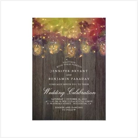 Mason Jar And Fireflies