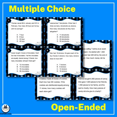 Multi Step Word Problem All Operations Task Cards Two Step Word Problems Set 1 Made By