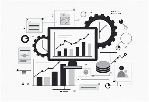 Minimalistic Digital Data Analysis Illustration Stable Diffusion Online Minimalistic Digital Data Analysis Illustration Stable Diffusion Online