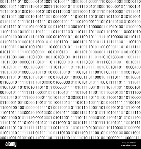 Random Hex And Binary Code Isolated On White For You Web Internet Data Background Stock Vector