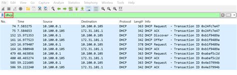 Analyzing Dhcp Options With Wireshark 3537