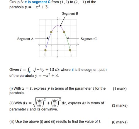 Solved Group 3 C Is Segment C From 1 2 To 2 1 Of The Chegg Com